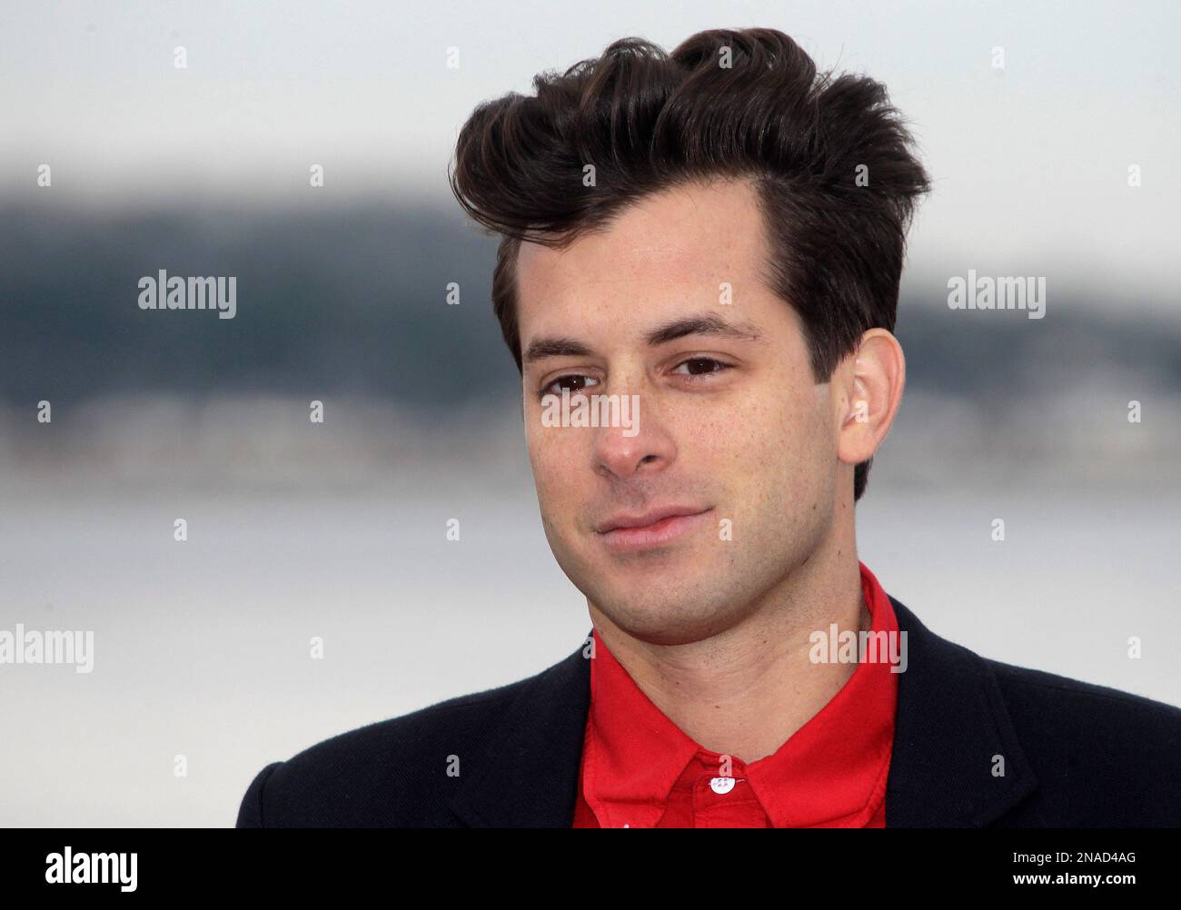 English DJ, guitarist, music producer, and artist Mark Ronson poses at ...