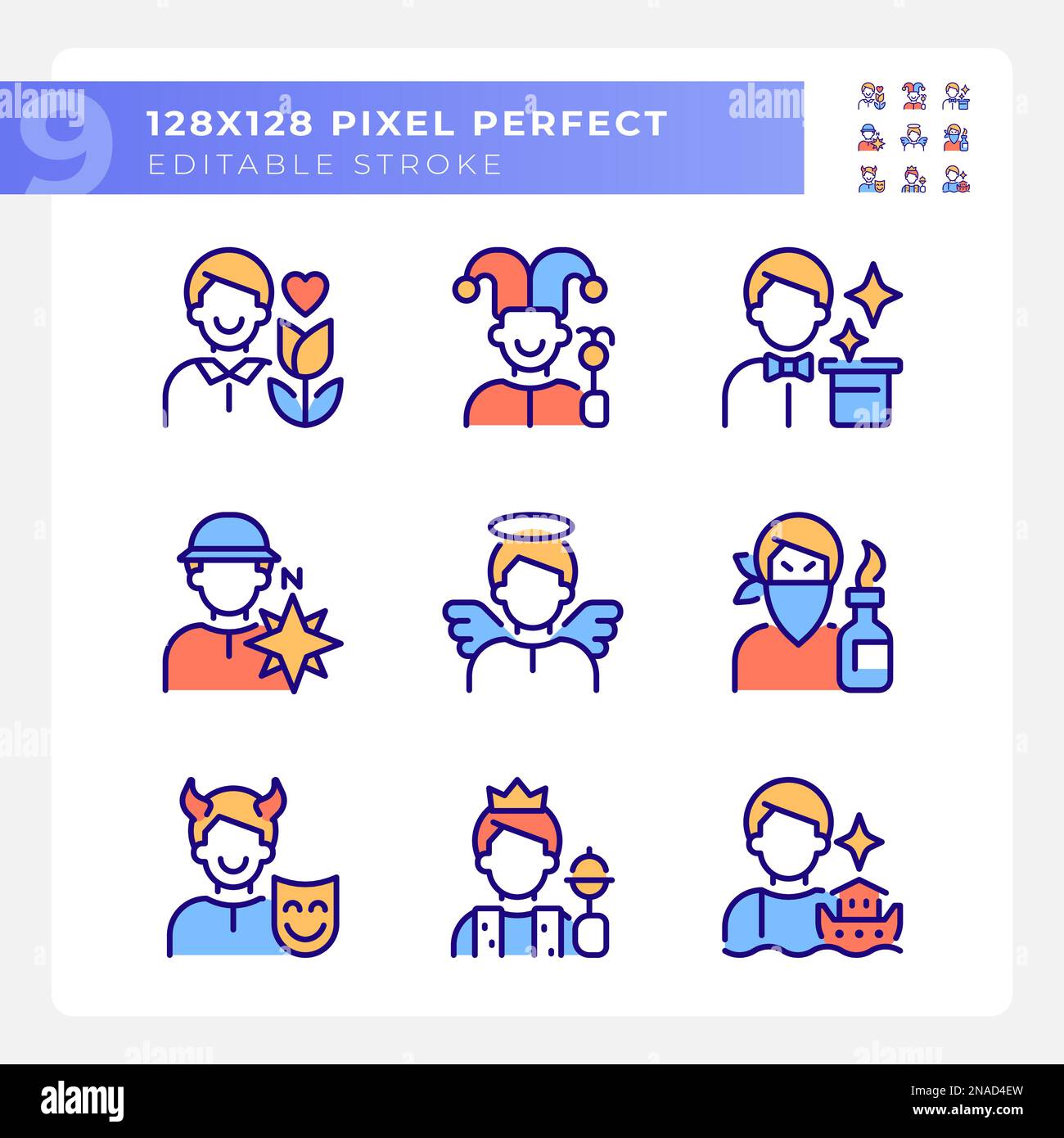 Personalities personality Stock Vector Images - Alamy