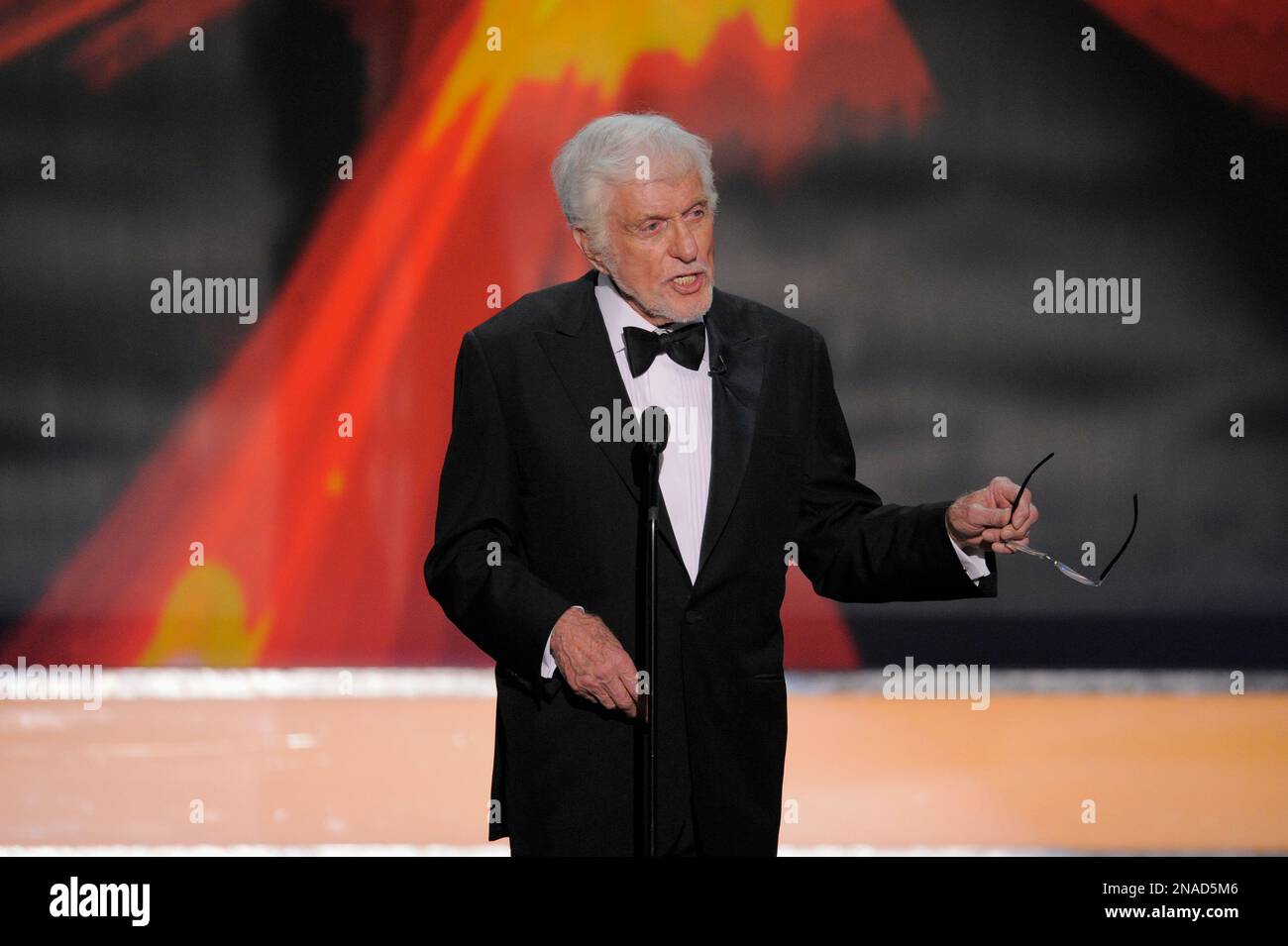 Dick Van Dyke presents the Life Achievement award onstage to Mary Tyler ...