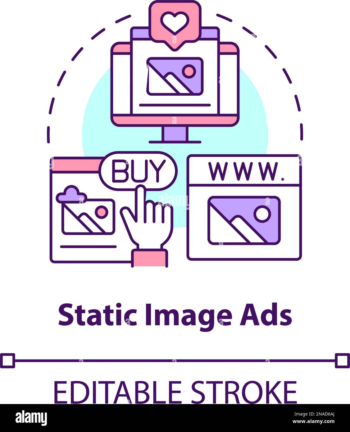 Image static Stock Vector Images - Alamy
