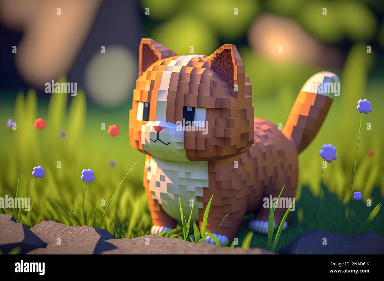 Voxelated hi-res stock photography and images - Alamy