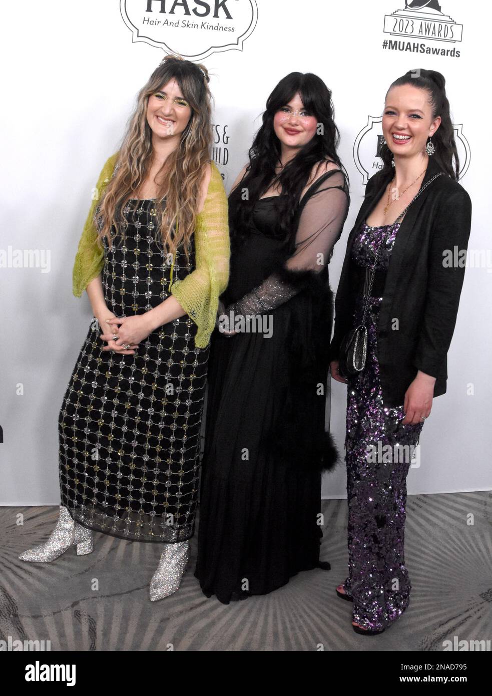 Beverly Hills, California, USA 11th February 2023 (L-R) Make-up Artists ...