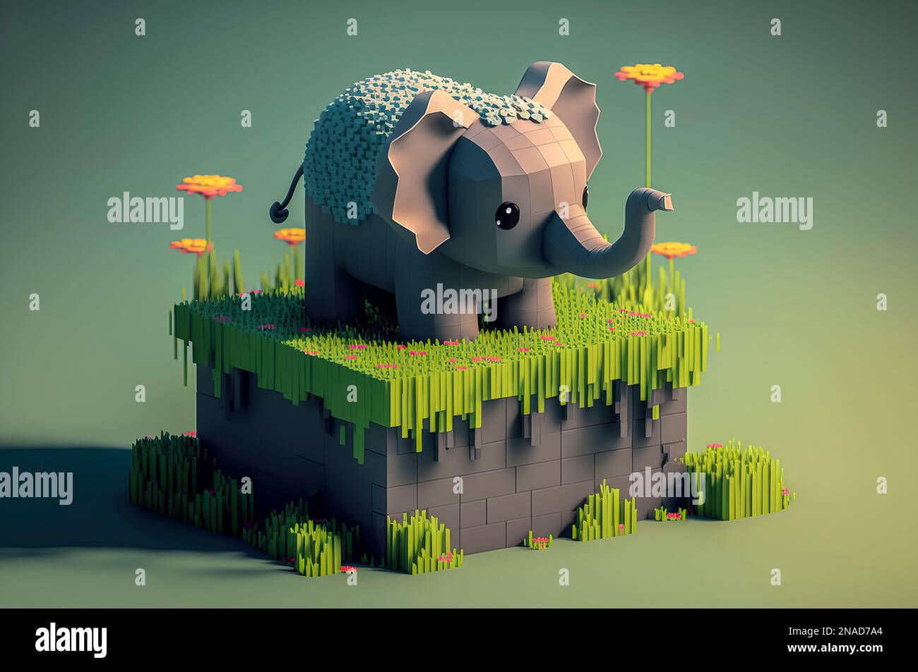 Voxelated hi-res stock photography and images - Alamy