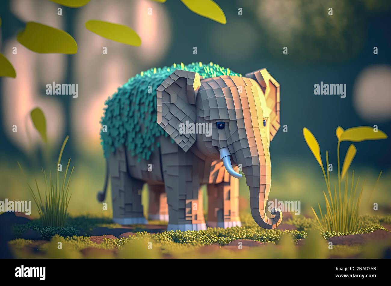 Voxelated hi-res stock photography and images - Alamy