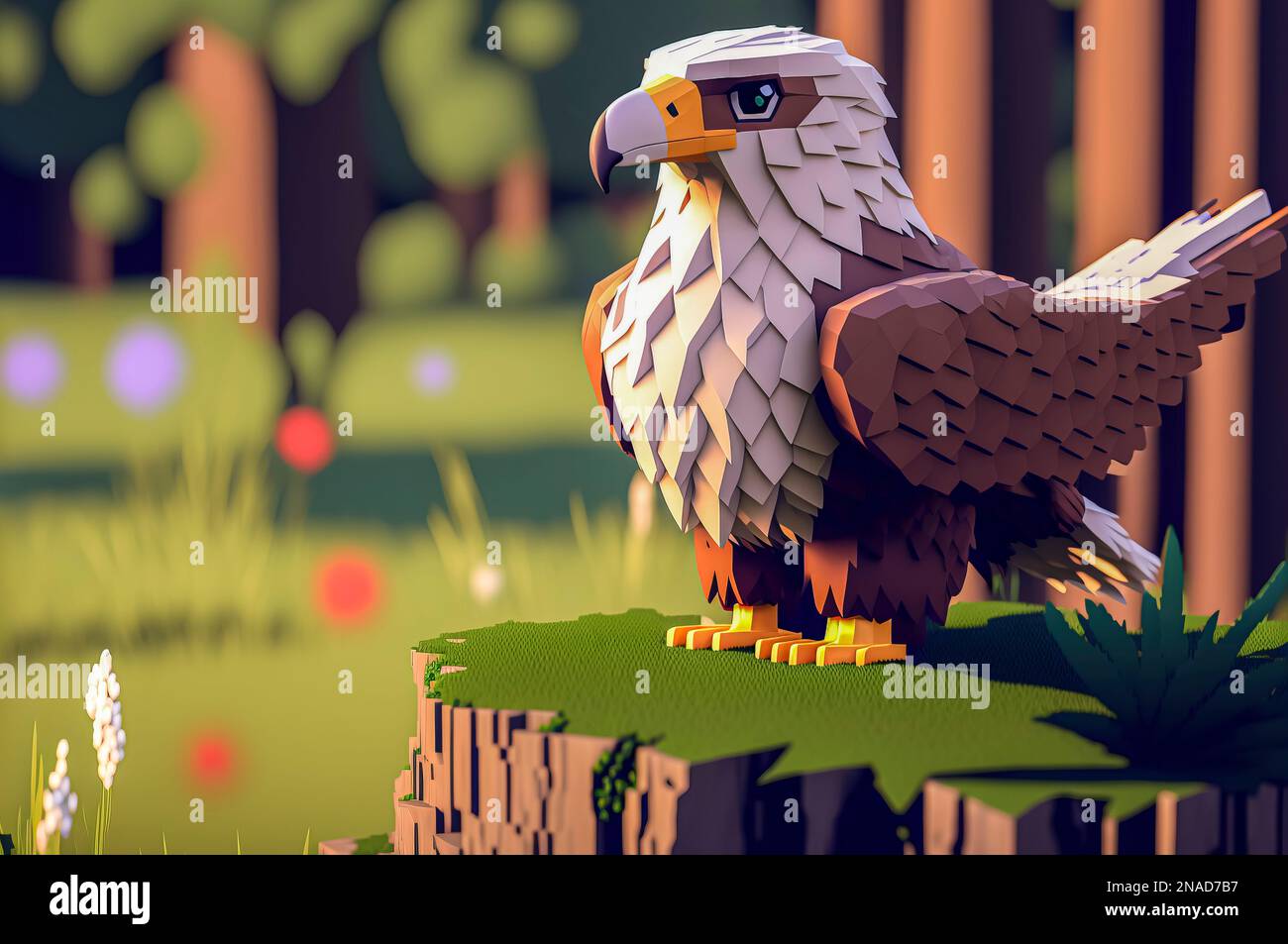 Voxelated hi-res stock photography and images - Alamy