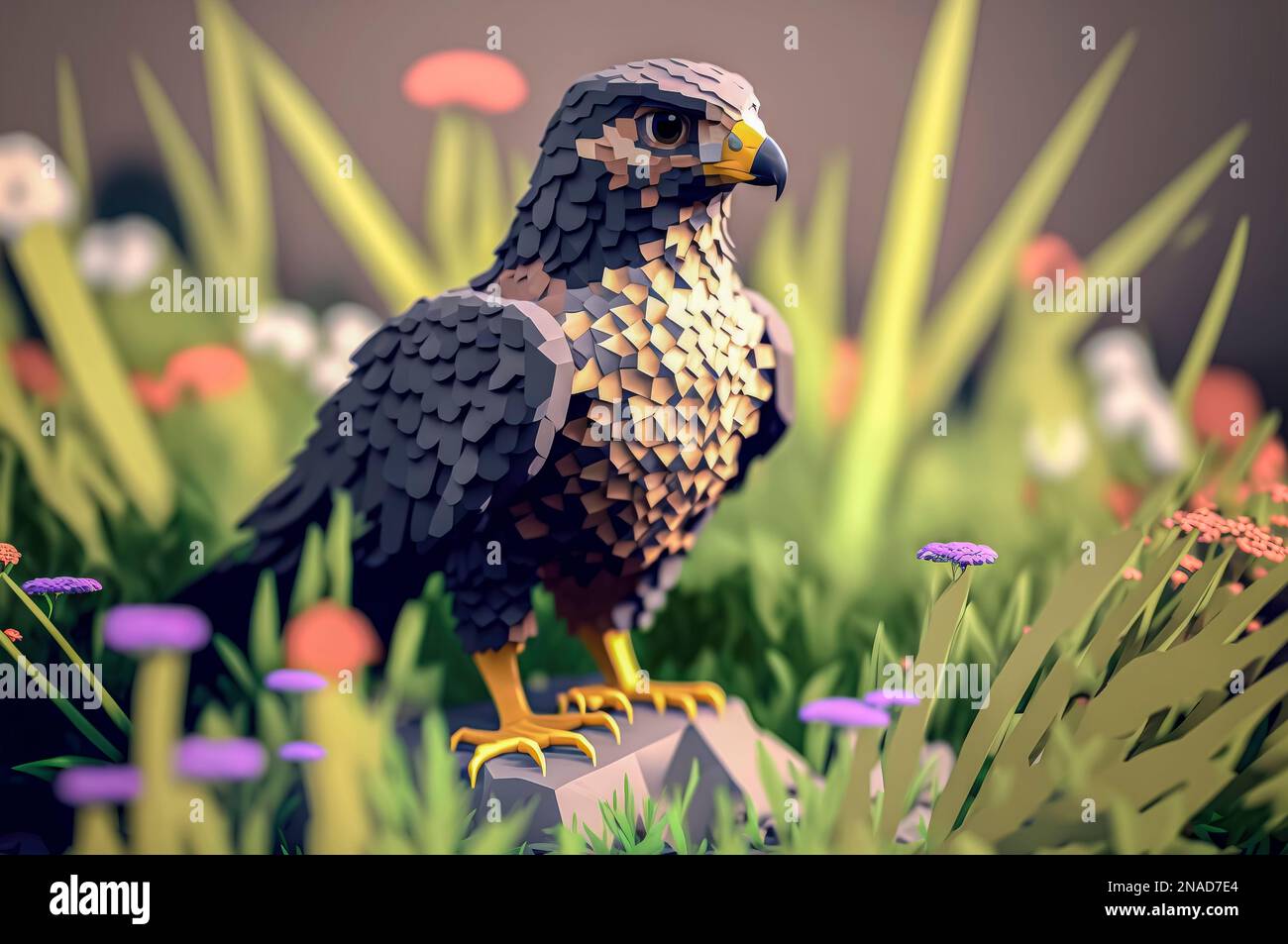Voxelated hi-res stock photography and images - Alamy