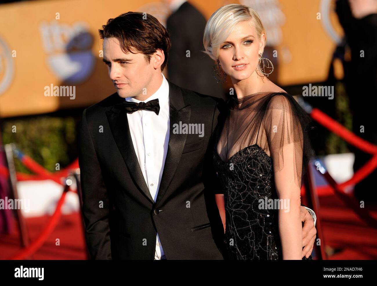 Vincent Piazza, left, and Ashlee Simpson arrive at the 18th Annual ...