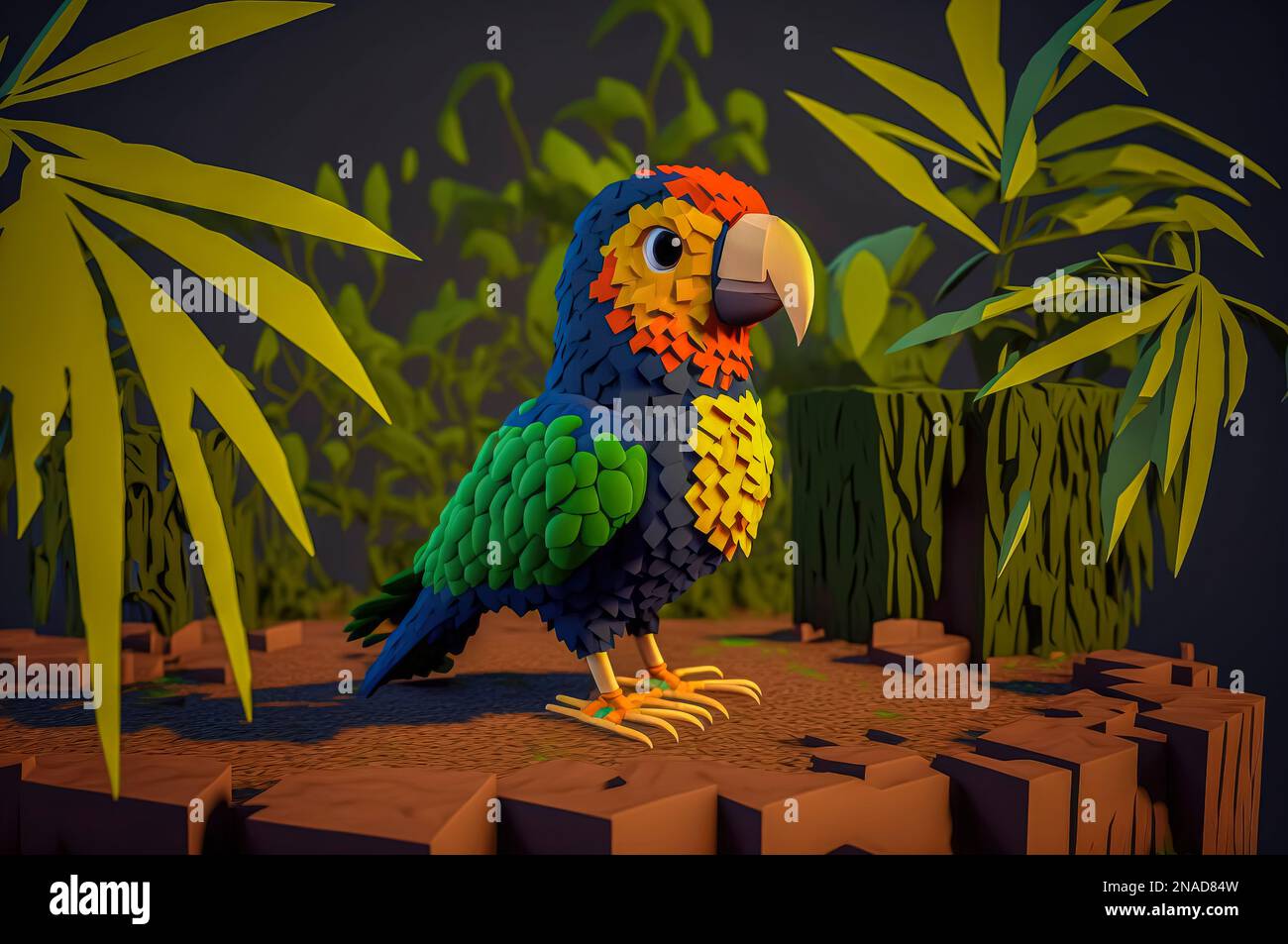 Voxelated hi-res stock photography and images - Alamy