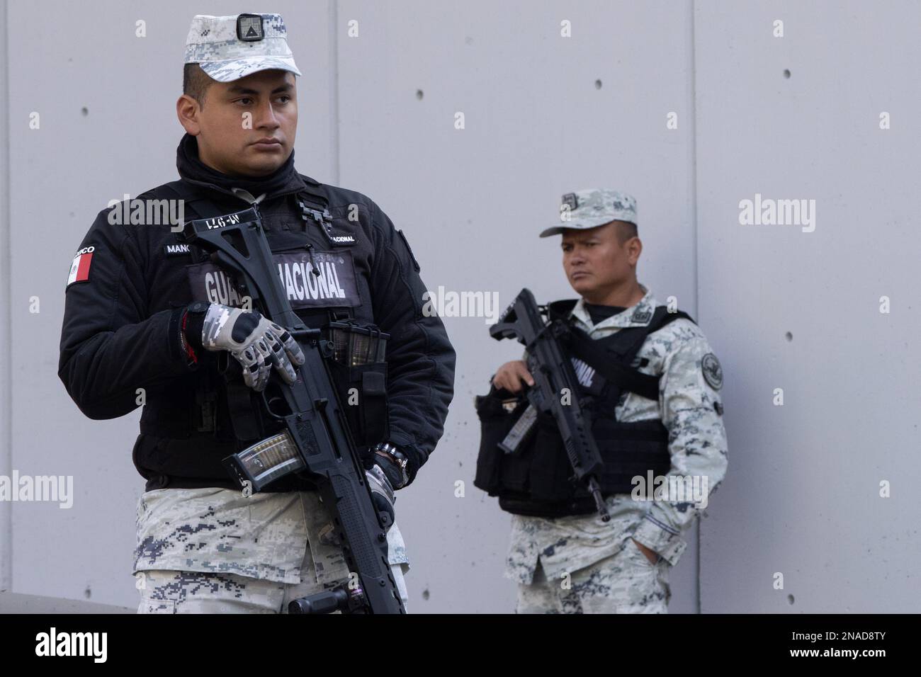 February 12, 2023. Mexico City, Mexico. Elements of the Army and the ...