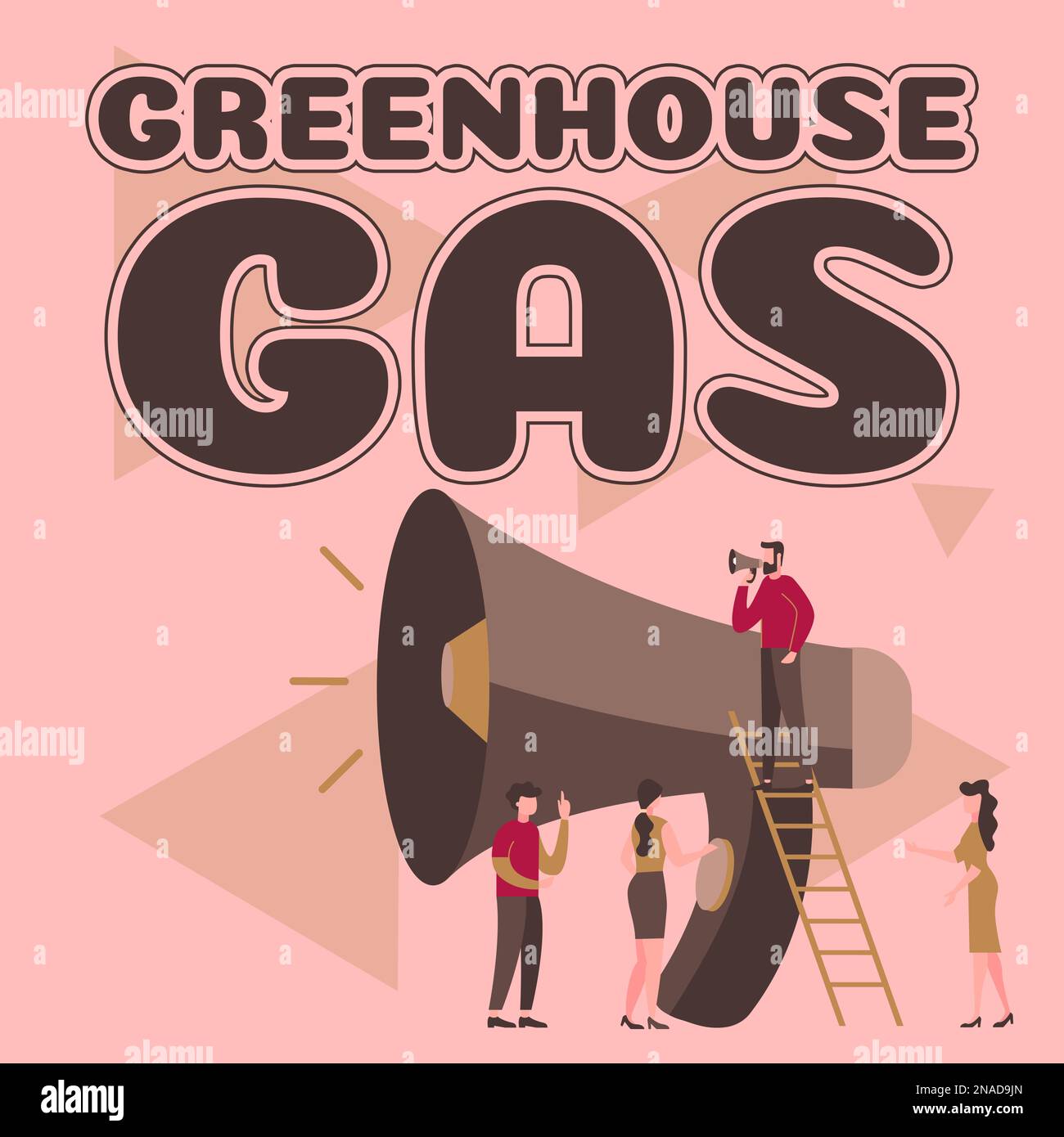 Handwriting text Greenhouse Gas, Word Written on carbon dioxide ...