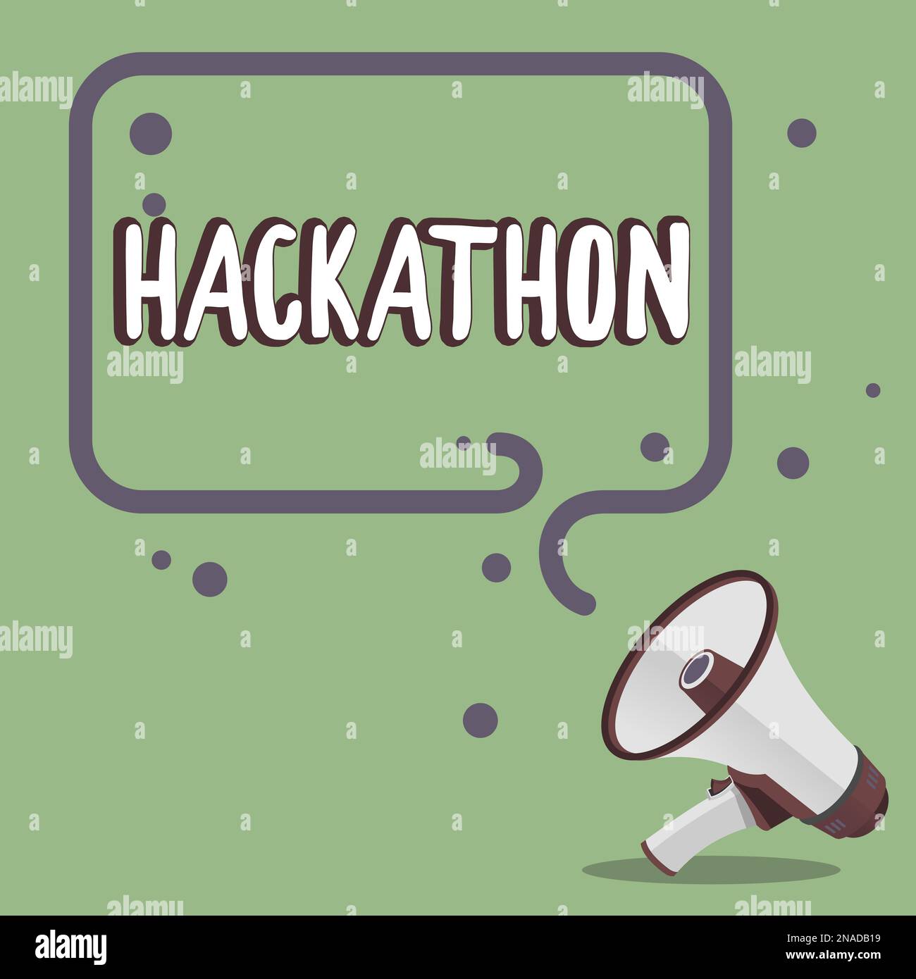 Hand writing sign Hackathon, Internet Concept event where large number ...