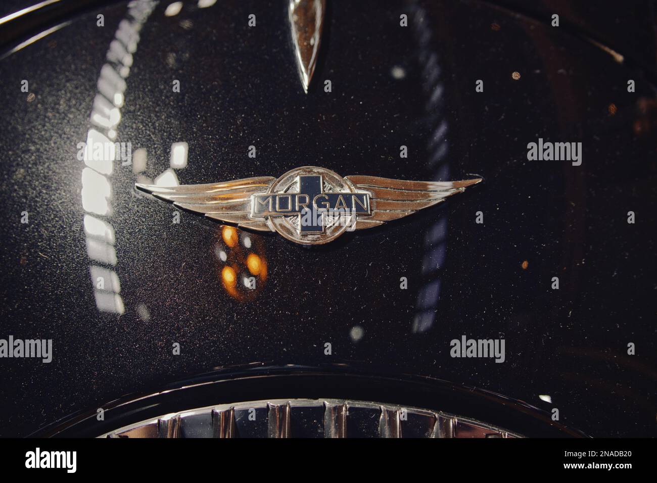 Morgan steering wheel detail hi-res stock photography and images - Alamy