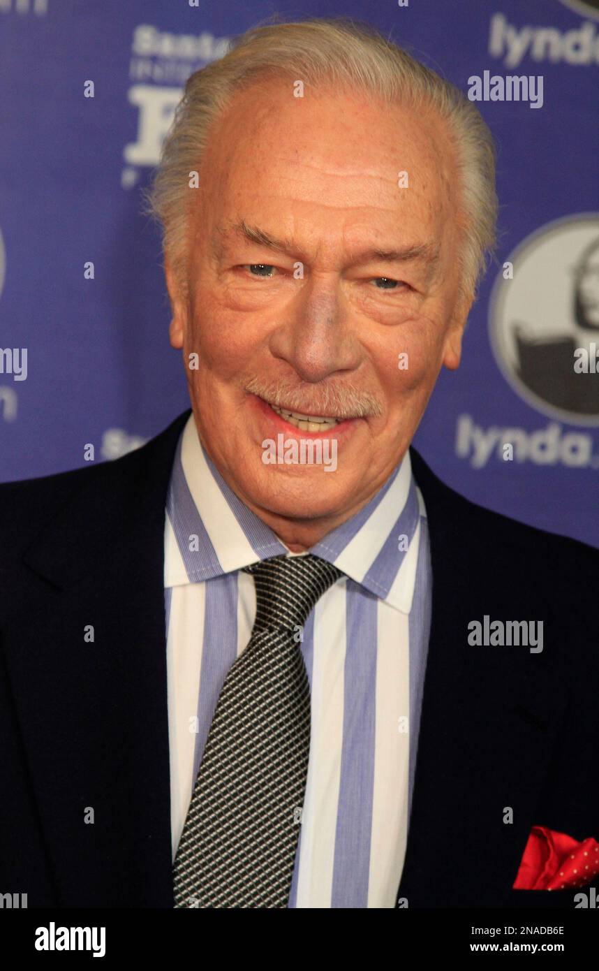 Actor Christopher Plummer, Best Supporting Actor Oscar-nominee for his ...