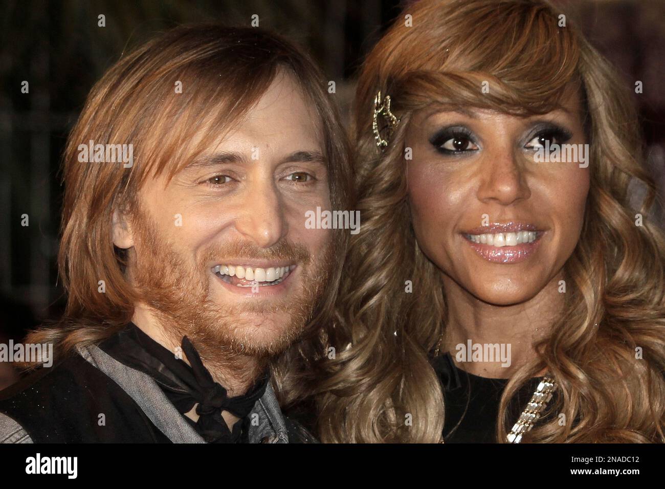 French DJ David Guetta and his wife Catty arrive at the Cannes festival ...