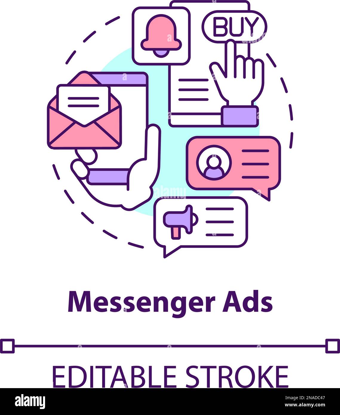 Ads circle logo hi-res stock photography and images - Alamy