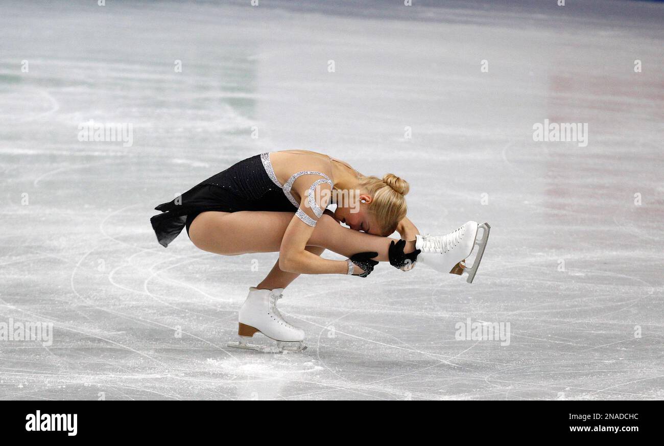 Finland's Kiira Korpi performs on her way to silver in the Women's Free ...