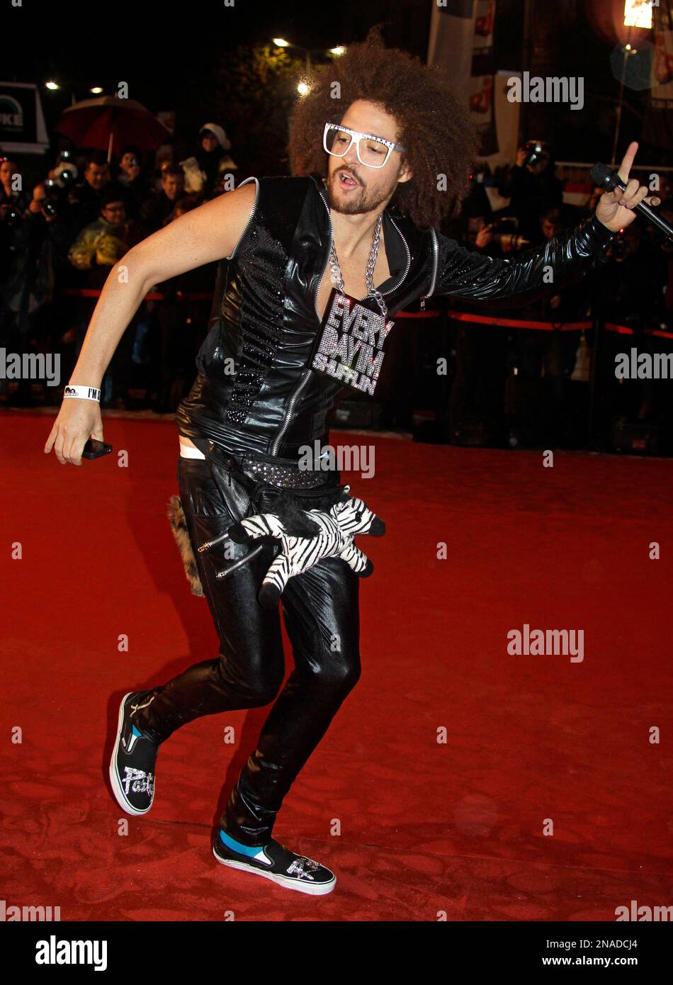 Redfoo of American electro pop duo LMFAO arrives at the Cannes festival ...