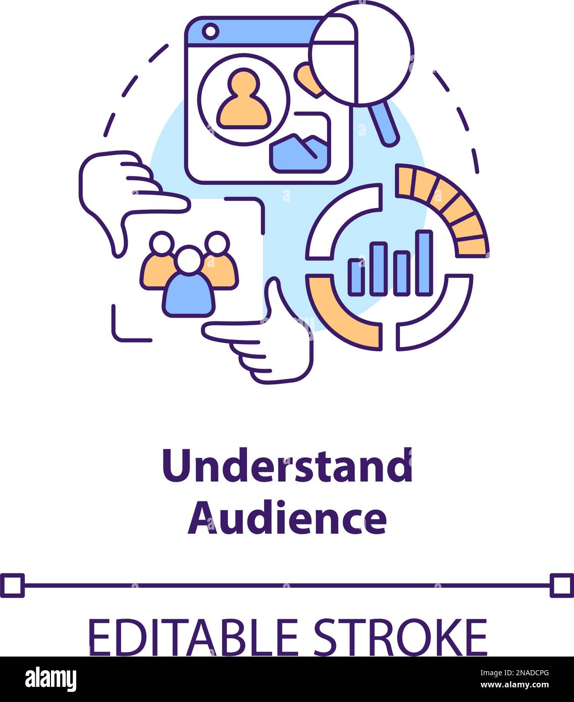 Understand audience concept icon Stock Vector Image & Art - Alamy