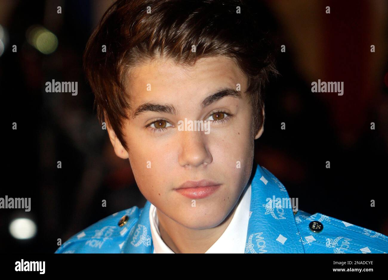 Canadian singer Justin Bieber arrives at the Cannes festival palace to ...