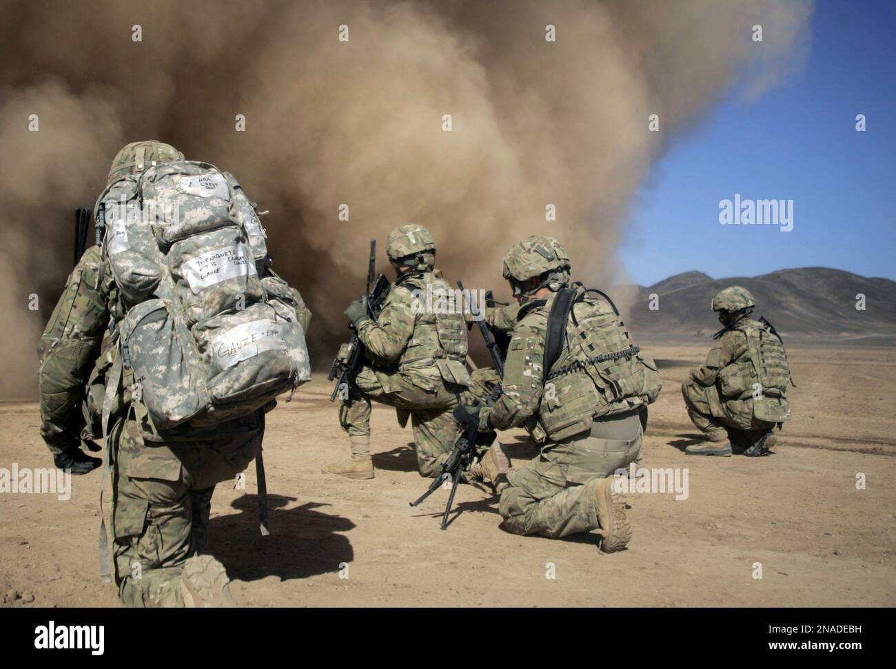 U.S. soldiers part of the NATO- led International Security Assistance ...