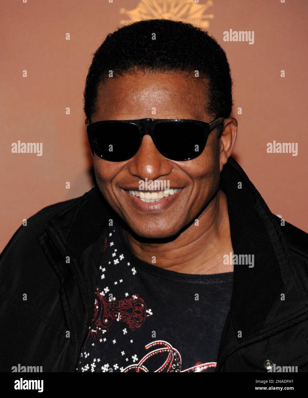 Singer Jackie Jackson arrives at the opening night of the Michael ...
