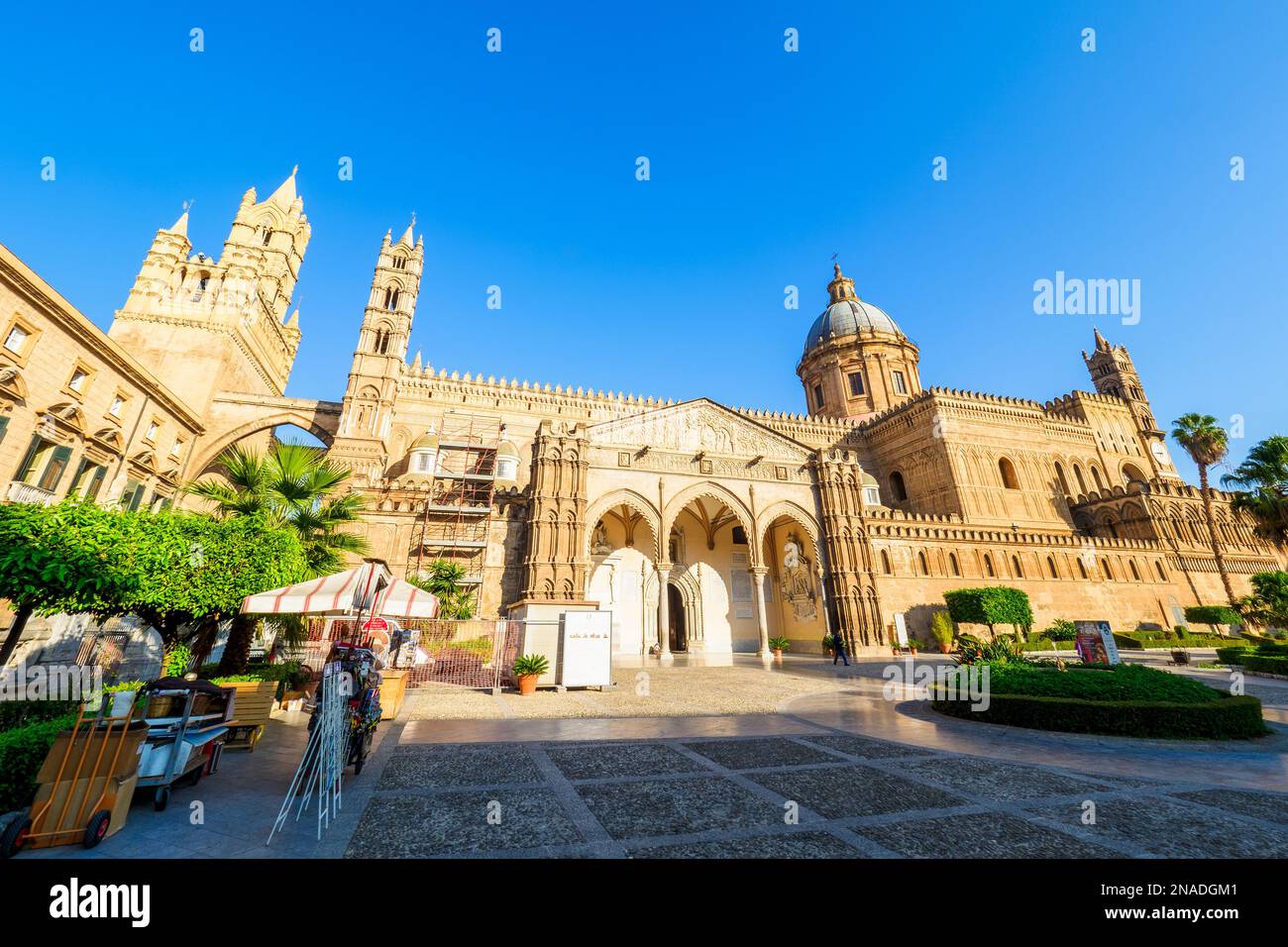 Palermo Cathedral - Sicily, Italy Stock Photo - Alamy