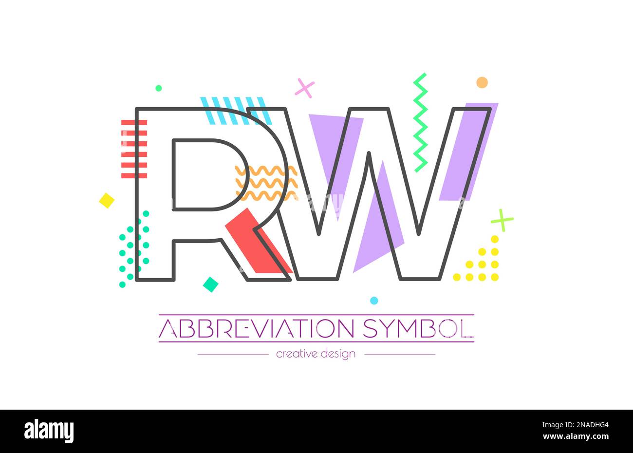 R w letter hi-res stock photography and images - Alamy