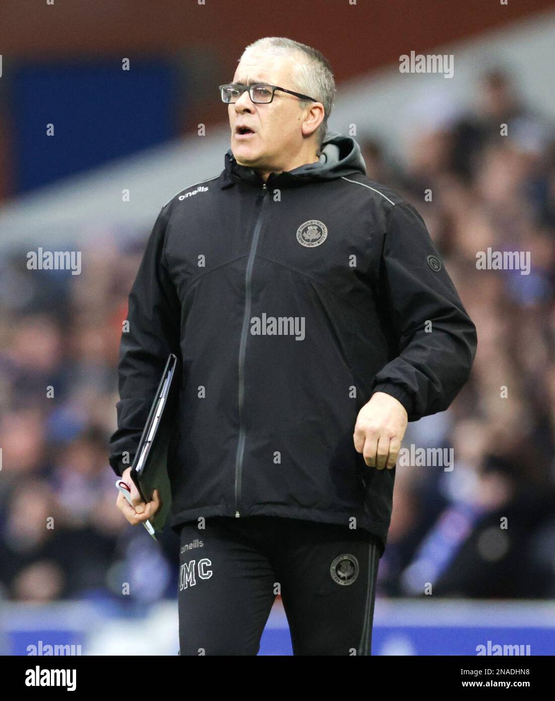 Partick Thistle manager Ian McCall during the Scottish Cup fifth round ...