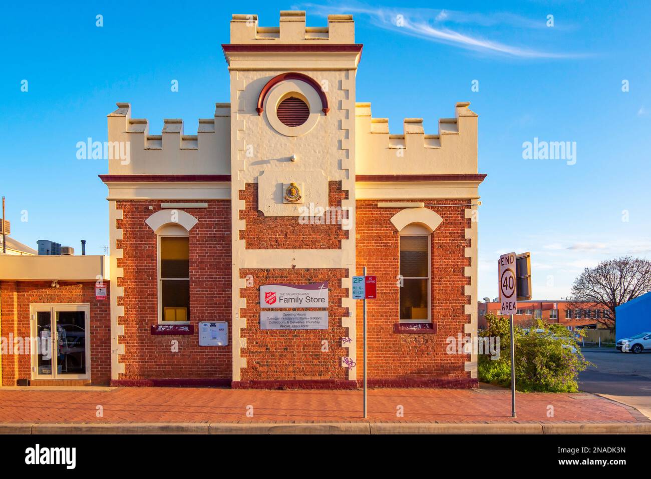 The former Salvation Army Church, now a storage facility, in Parkes in ...