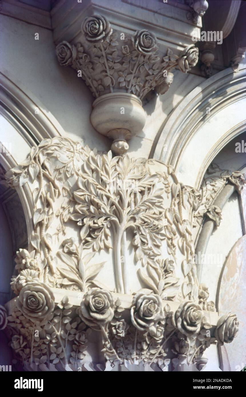 Radha Swami Temple at Dayal Bagh , Agra, Utter Pradesh, India Stock ...