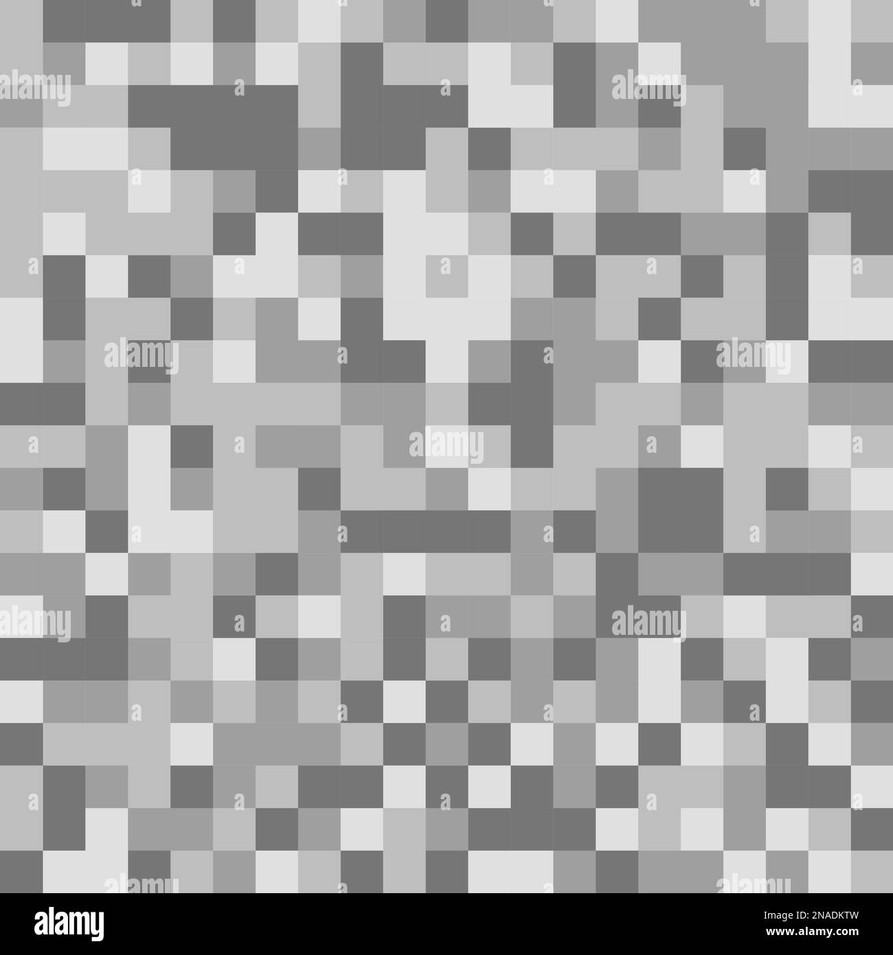 Digital camouflage in gray tones. Seamless vector pattern. Pixel grid ...