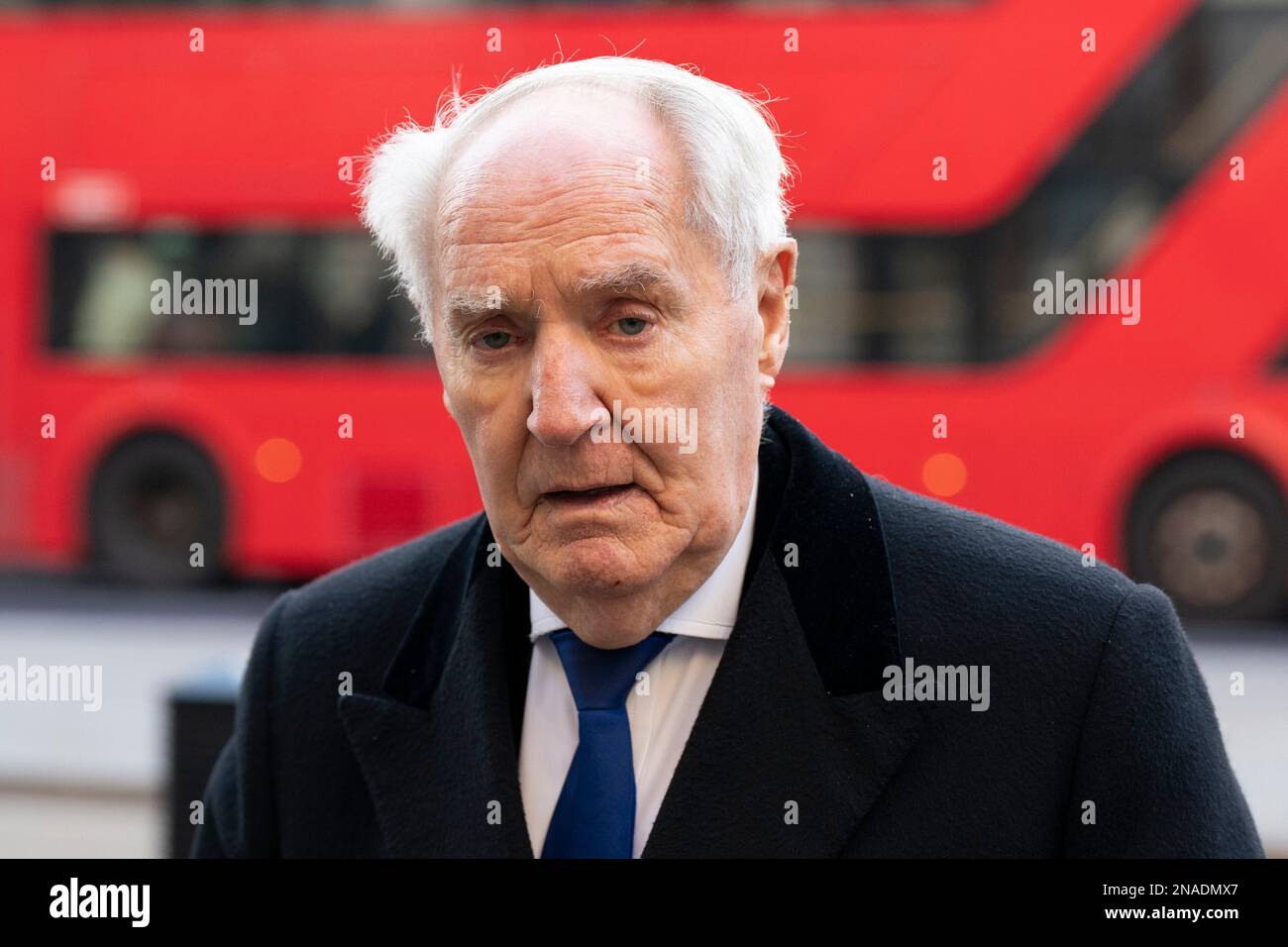 Sir Frederick Barclay arrives at the Royal Courts Of Justice, central ...