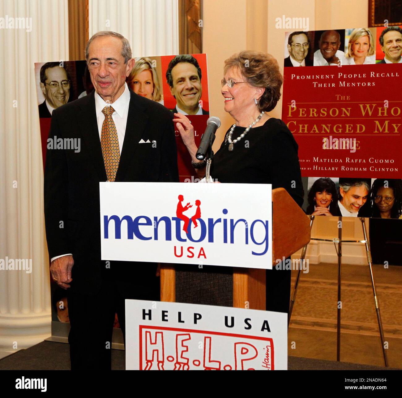 Former New York Governor Mario Cuomo joins his wife Matilda Raffa Cuomo ...