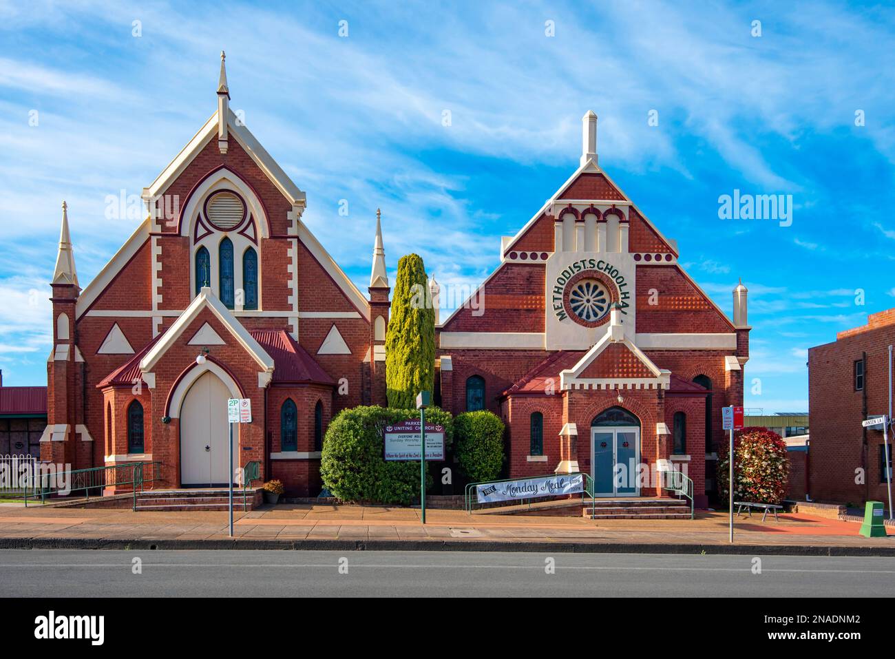 The 1897 built section of the former Methodist, now Uniting Church in ...