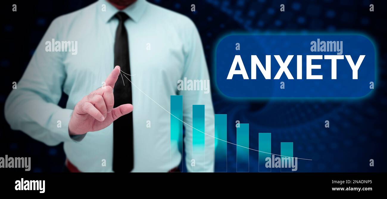 Conceptual display Anxiety, Internet Concept Excessive uneasiness and ...