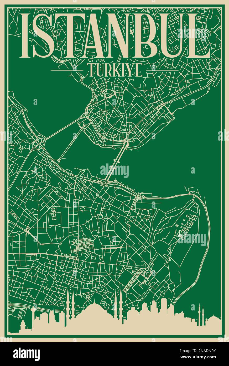 Downtown istanbul Stock Vector Images - Alamy