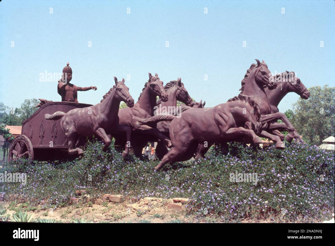 Krishna's Rath, (Bhagwad Gita) Stone Carved, India Stock Photo - Alamy