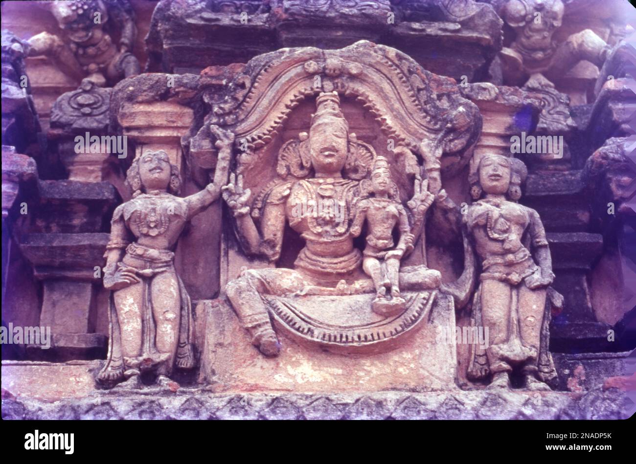 The temple has a massive colonnaded prakara (corridor) and one of the ...