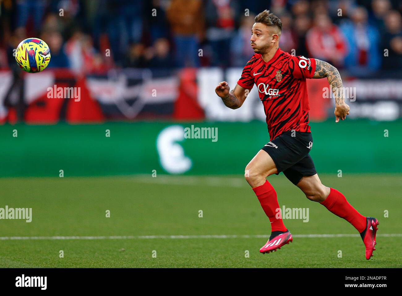 Pablo Maffeo of RCD Mallorca during the La Liga match between Sevilla ...