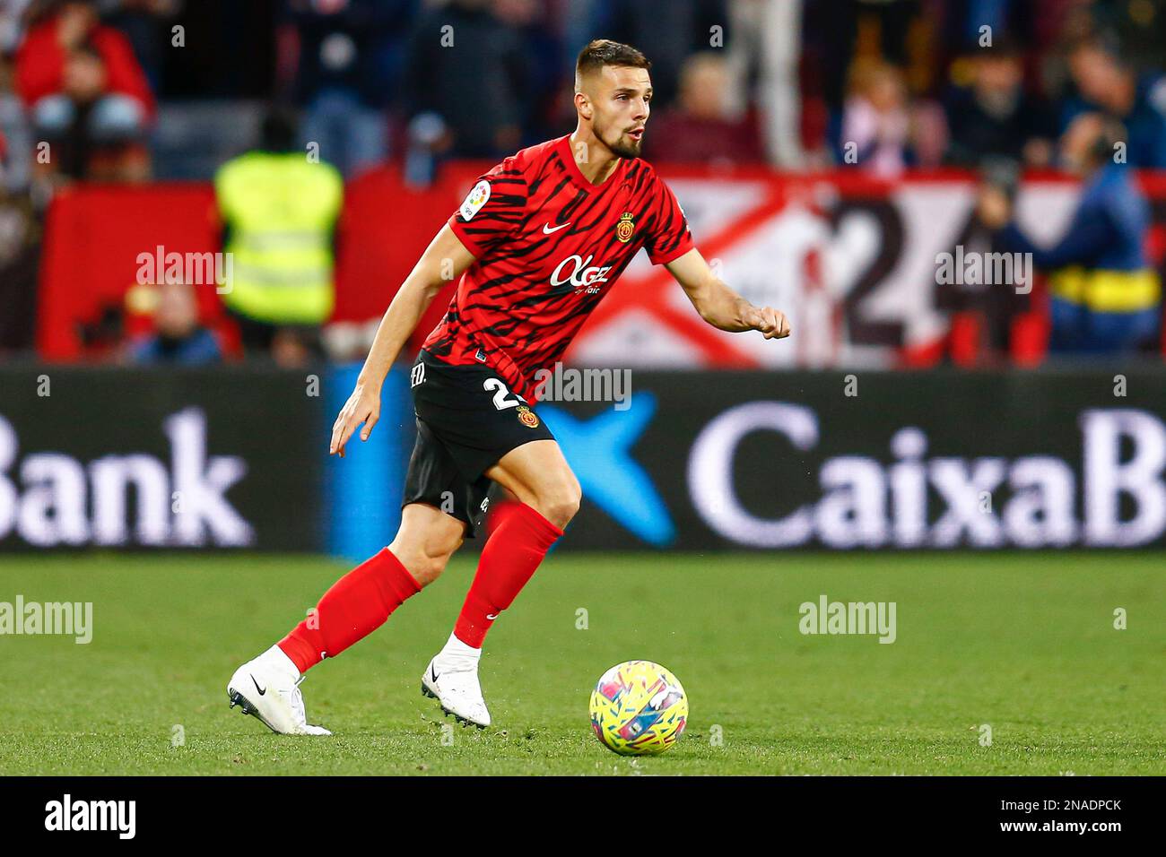 Martin Valjent of RCD Mallorca during the La Liga match between Sevilla ...
