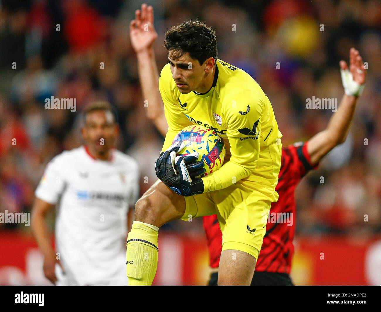 Yassine Bounou Bono Of Sevilla FC During The La Liga Match Between yassine-bounou-bono-of-sevilla-fc-during-the-la-liga-match-between