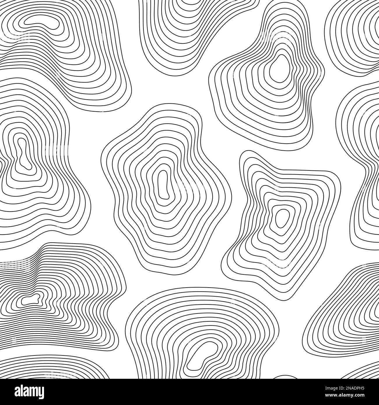 Seamless abstract pattern of circular elements for creative design ...
