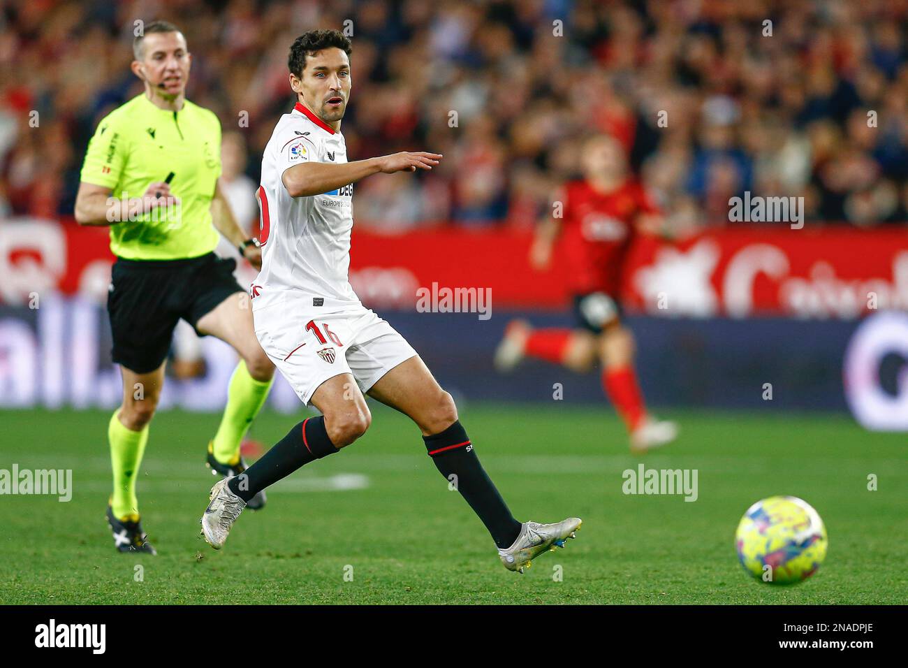 Jesus Navas of Sevilla FC during the La Liga match between Sevilla FC ...