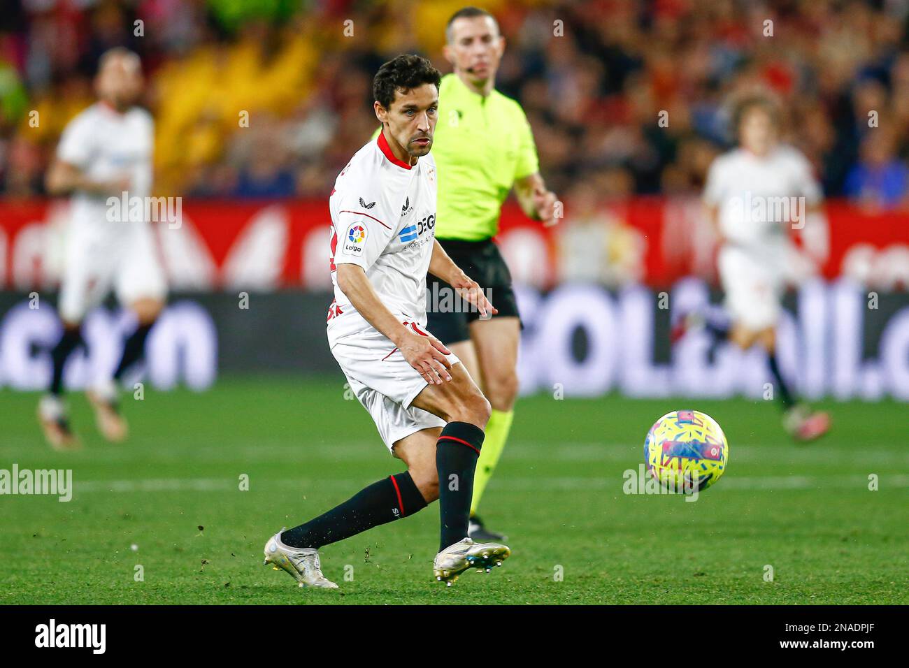 Jesus Navas of Sevilla FC during the La Liga match between Sevilla FC ...