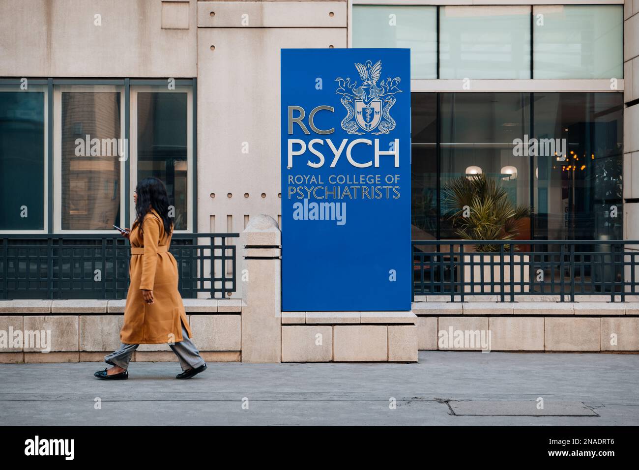 London, UK - February 09, 2023: Sign at the entrance to The Royal ...