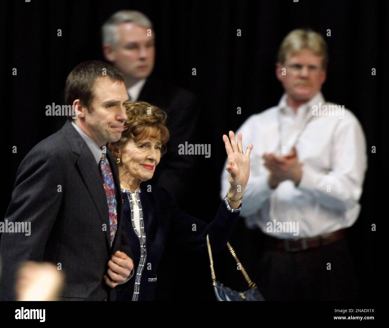 Sue Paterno, wife of former Penn State football coach Joe Paterno ...