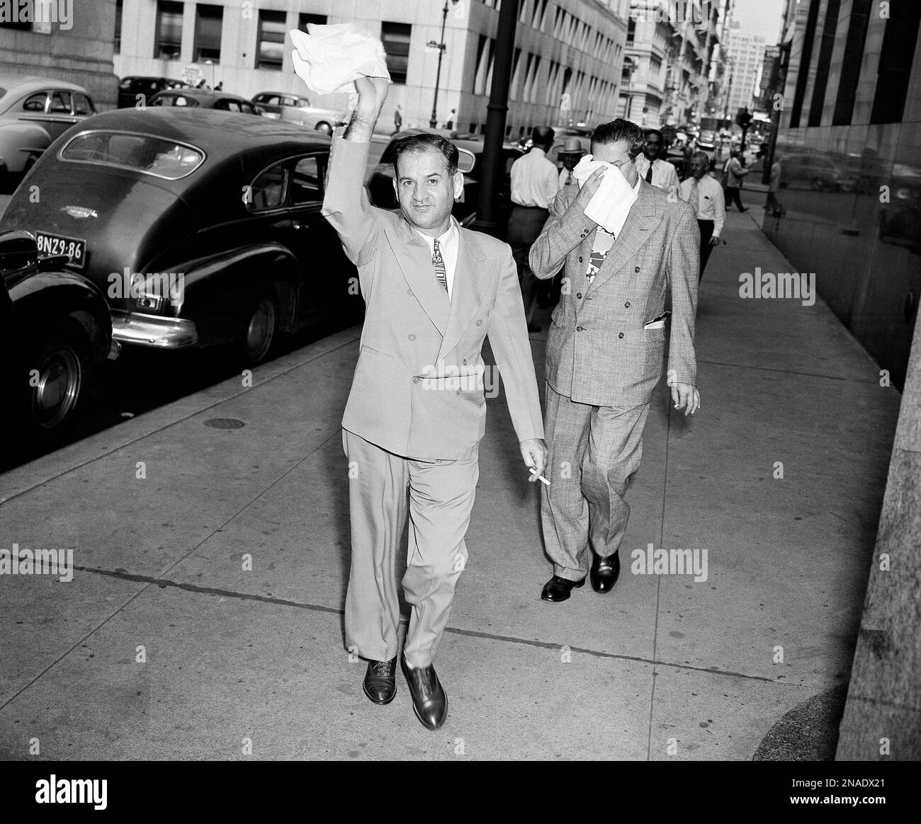 Michael “Trigger Mike” Coppola, (left front), and his father-in-law ...