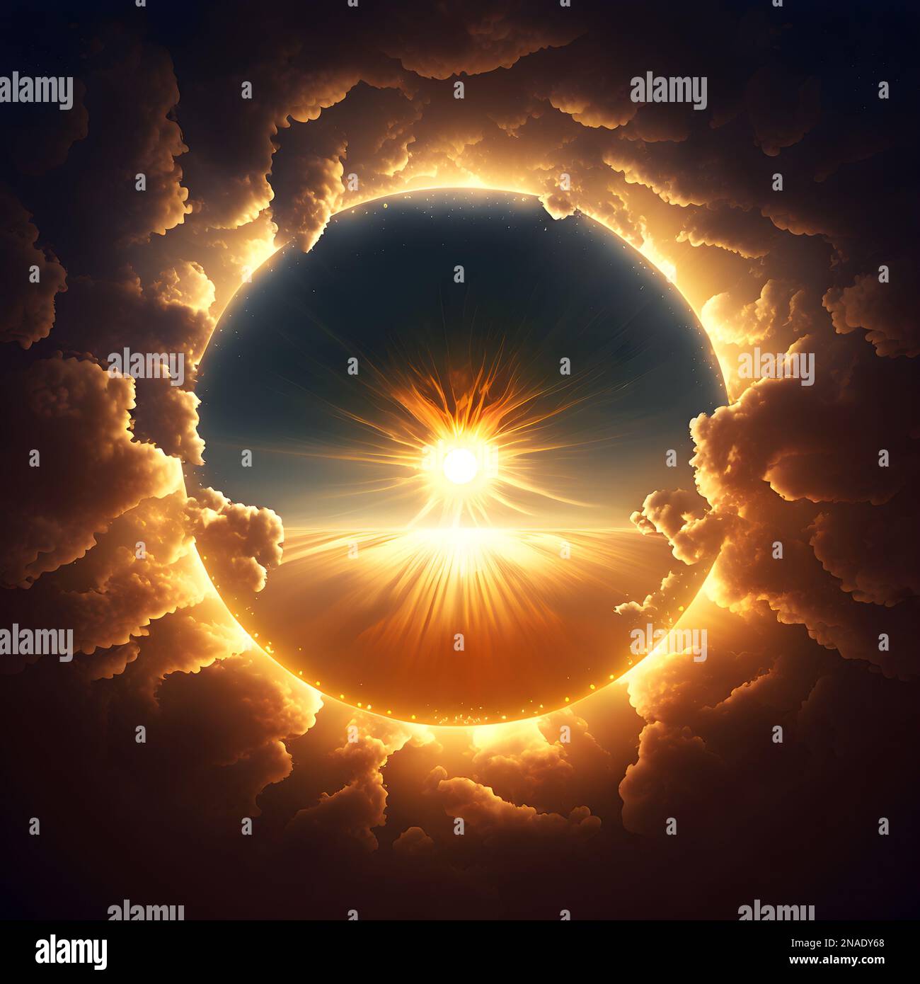 Sky of sun background photo Stock Photo - Alamy