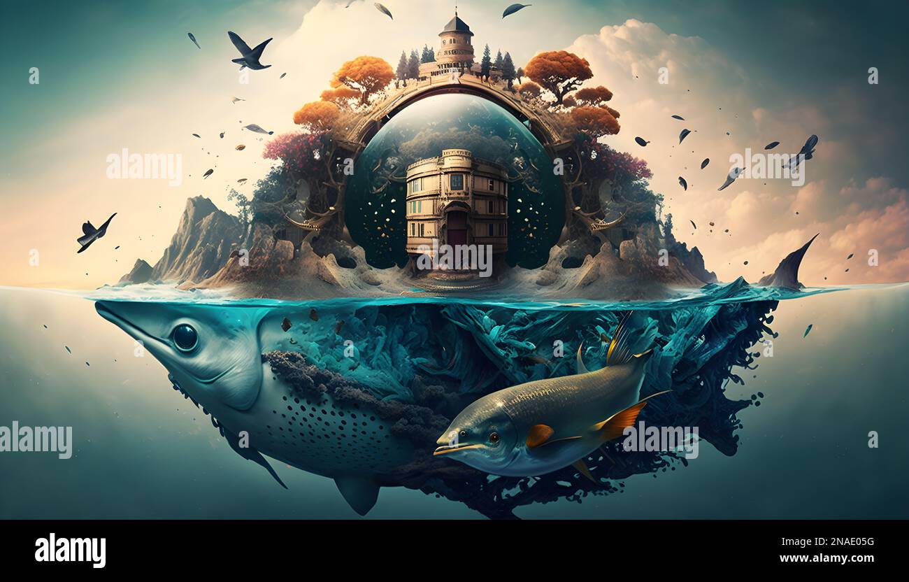 Future eco city concept hi-res stock photography and images - Alamy