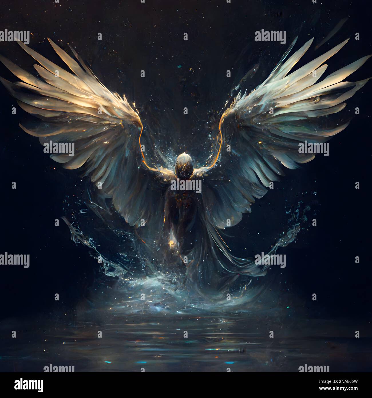 Angel tattoo hi-res stock photography and images - Alamy